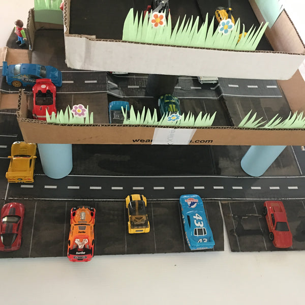 DIY Cardboard Garage – Happy Active Kids