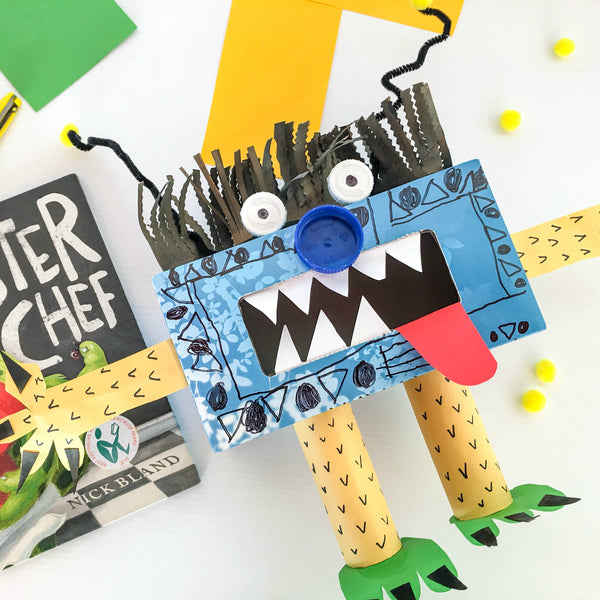 How to make a recycled tissue box monster – Happy Active Kids
