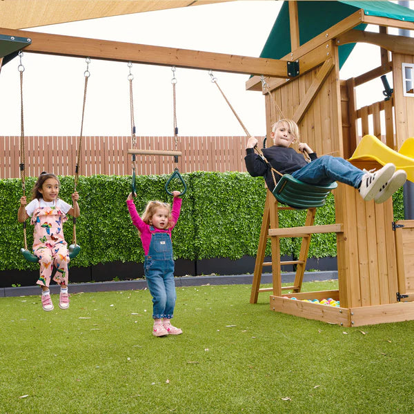 Montrose Play Centre Set with 2.2m Yellow Slide - Lifespan Kids – Happy ...