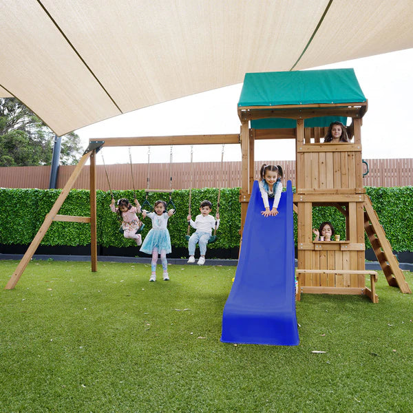 Buy online : Carindale Play Centre with Blue Slide - Lifespan Kids ...