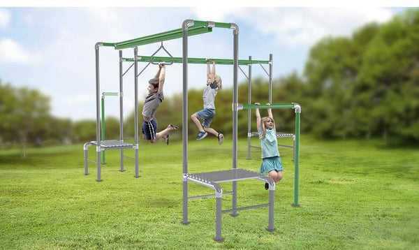 Junior Jungle Tarzan Monkey Bars with Flying Fox - Lifespan Kids ...