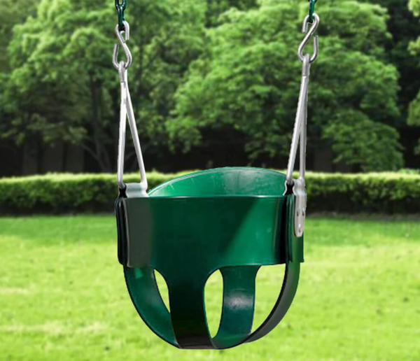 Buy online: Green Toddler Bucket Swing Seat - Happy Active Kids
