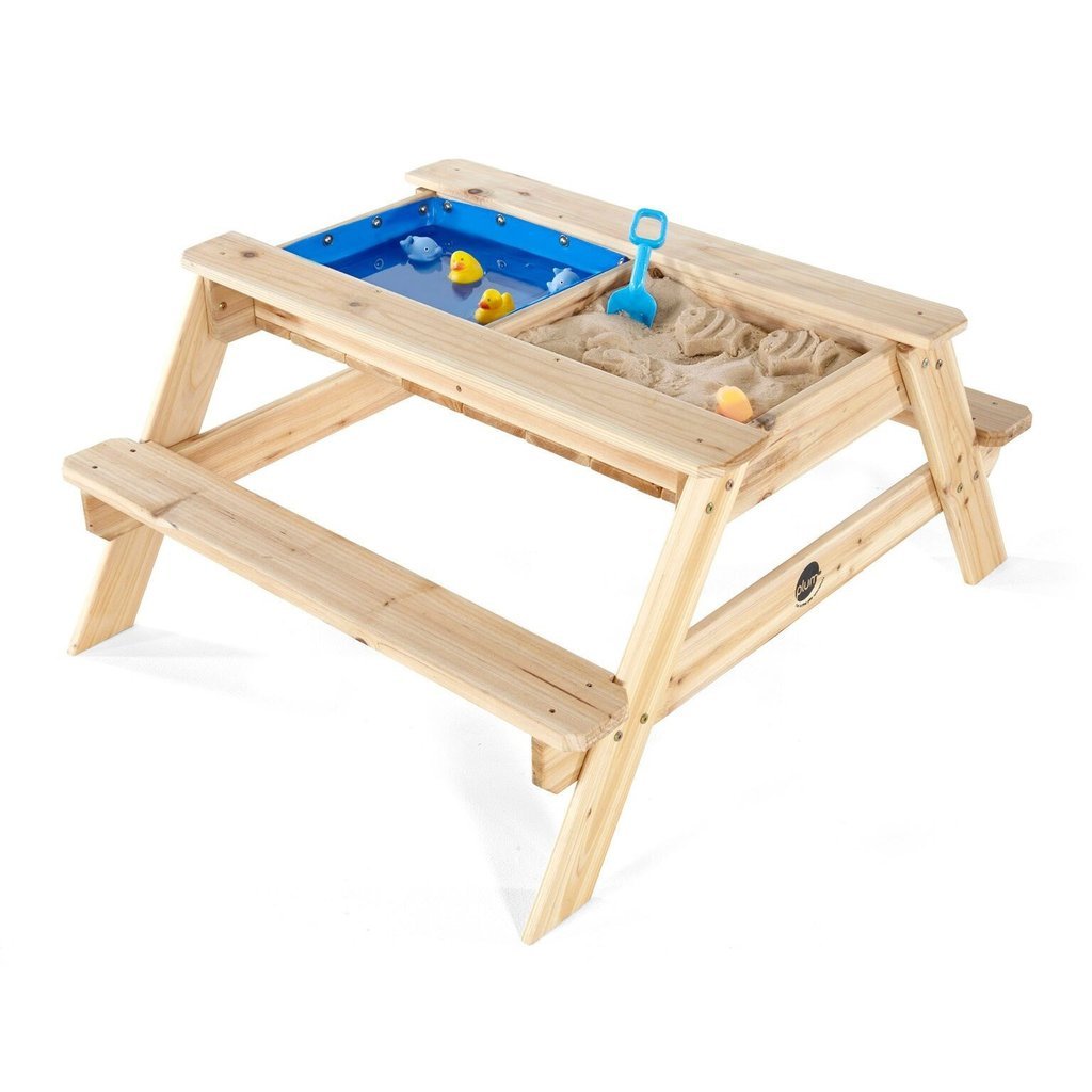 Buy online: Plum® Surfside Wooden Sand & Water Play Kids Picnic Table ...